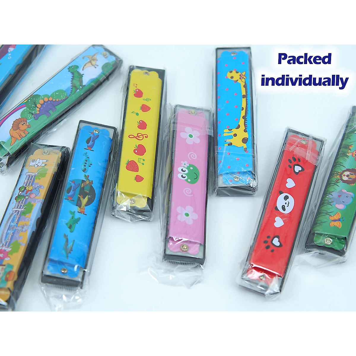 Harmonica for Kids Birthday Party Favor, 24Pcs Kids Harmonica Toy Gift, 16 Holes Toddler Harmonicas, Party Favors for Kids Goodie Bags