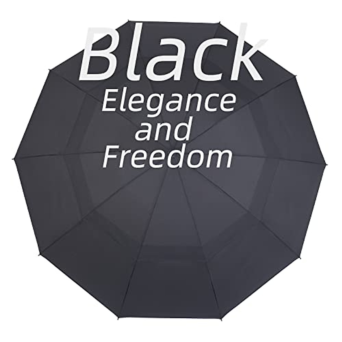 LFLFWY Large Size Reverse Umbrella - Windproof Vented Travel Umbrella Automatic Open and Close, Folding Double Canopy Umbrella with Leather Bag, Best Gift for Men and Women