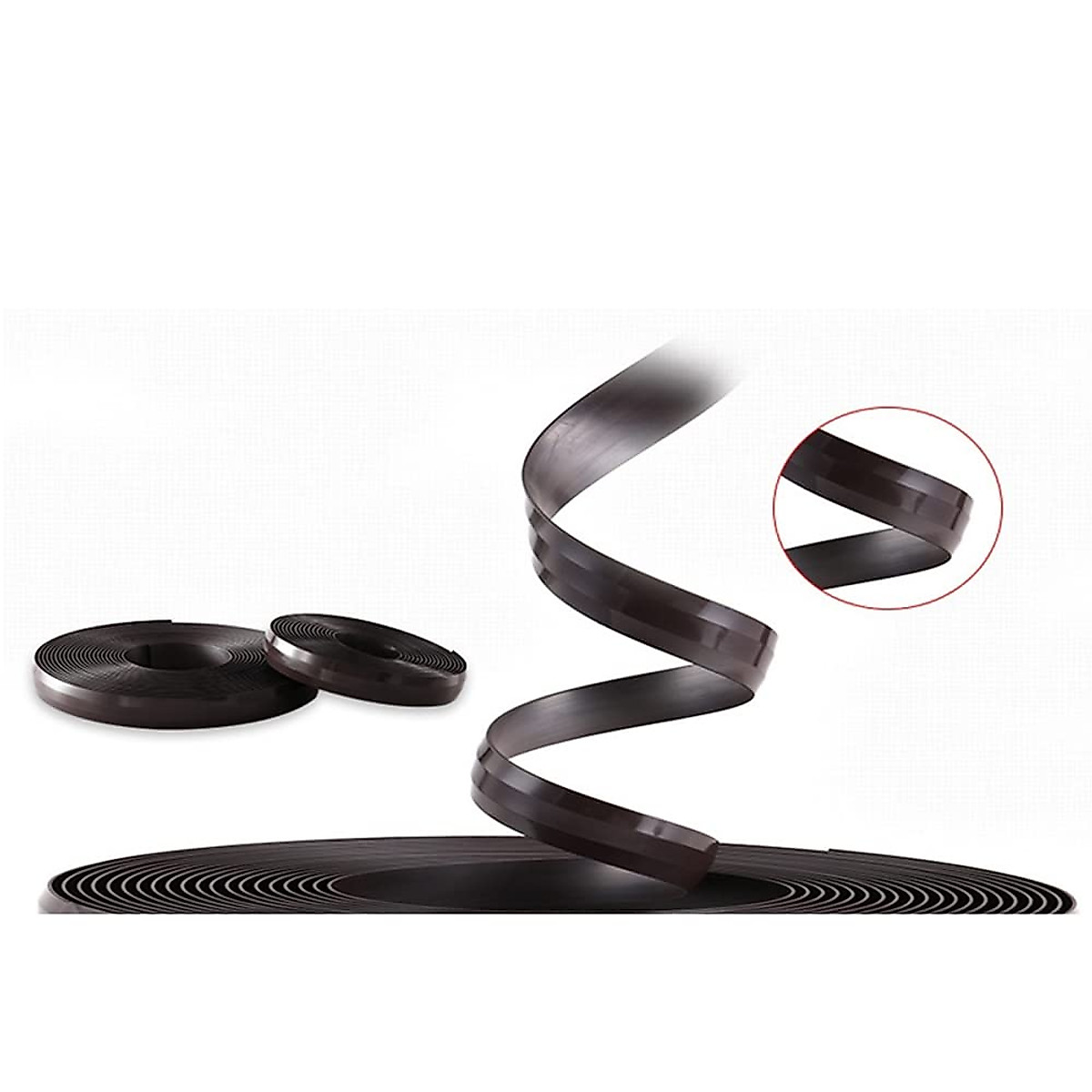 6.5ft Magnetic Boundary Strips, Limit The Active Area of Robot Vacuum Cleaners, Magnetic Tape for Robot Vacuum Cleaners, Compatible with Shark Ion, Xiaomi, Eufy, Roborock, Neato