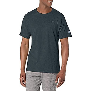 Champion mens Classic Jersey Tee Shirt, Granite Heather, Medium US