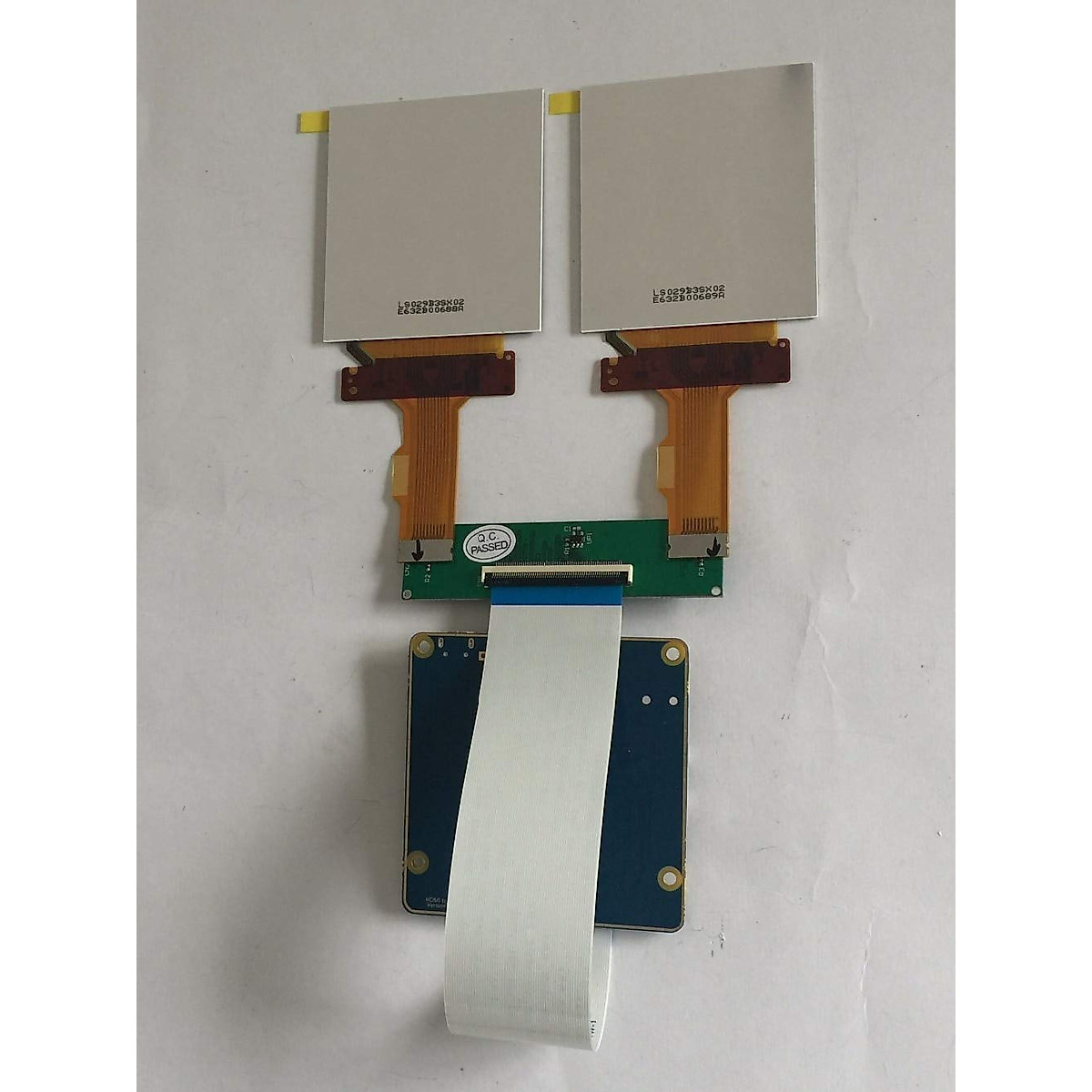 Lysee Mobile Phone LCD Screens - 2.9 inch 1440x1440 dual screen LCD display panel MIPI to HDMI controller board LS029B3SX02 for 3D VR Glasses headset - (Color: 2pcs lcd with board)