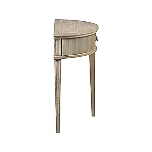 MARTHA STEWART Console Table for Entryway with Storage Farmhouse Living Room Furniture Décor, 31" W x 14" D x 30" H, Reclaimed Greige