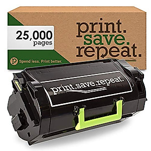 Print.Save.Repeat. Lexmark 53B1H00 High Yield Remanufactured Toner Cartridge for MS817, MS818, MX717, MX718 Laser Printer [25,000 Pages]