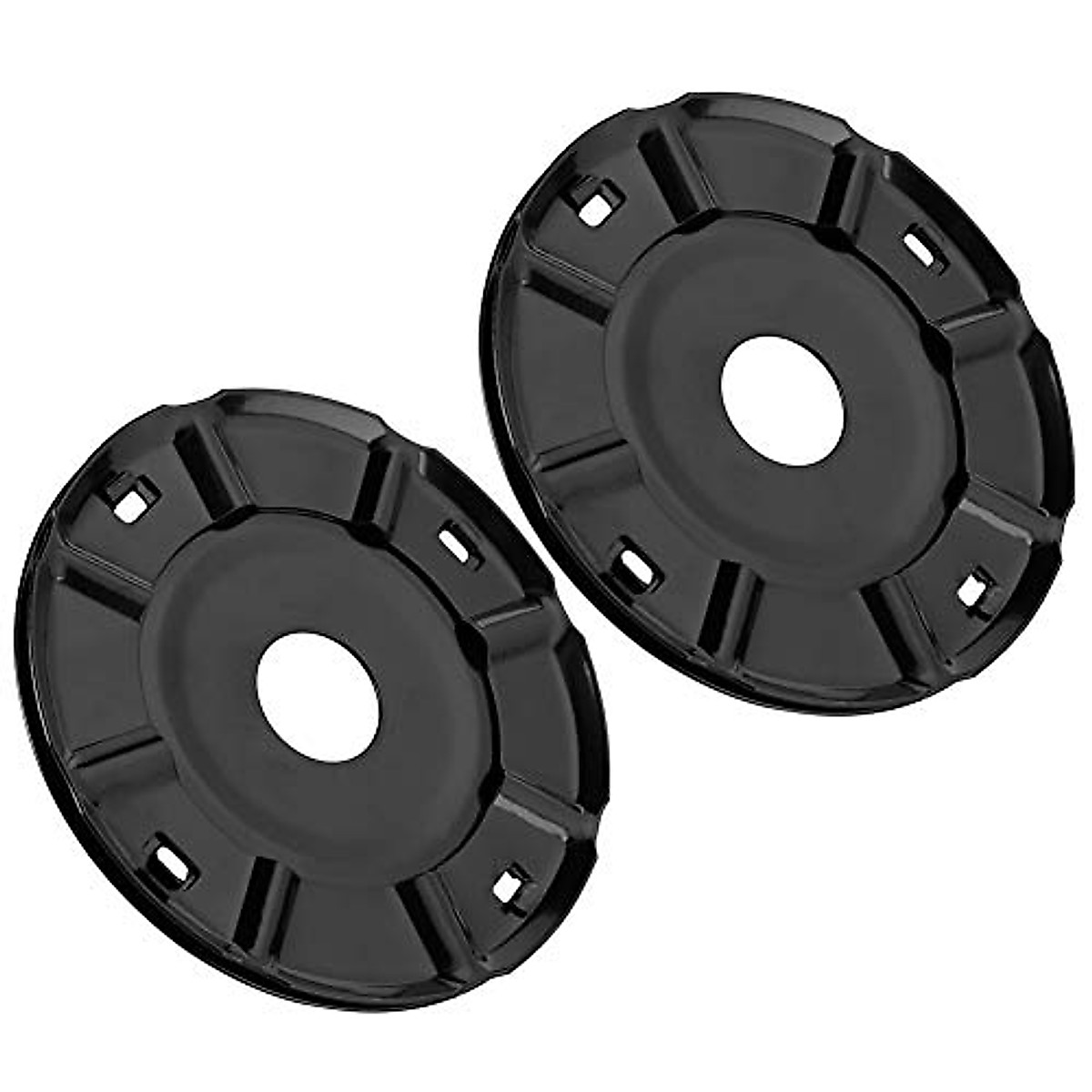 RvSky Garden Supplies 2 Set Universal Lawn Mower Trimmer Head with Trimmer Lines Accessory Garden Tools 26mm Black