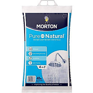 Morton Morton-40E Solar Salt Water Softening Crystals (40 lbs.), White, 638 Ounce