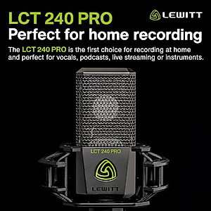 LCT-240 Pro Value Pack Microphone Bundle with Shock Mount