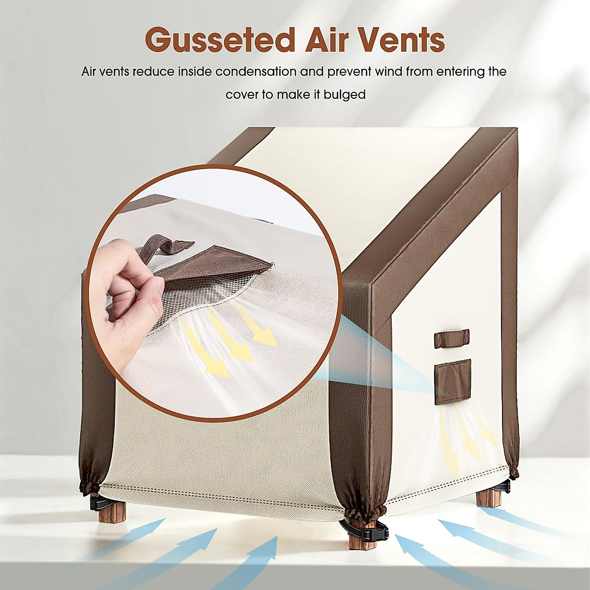 Outdoor Chair Cover, Patio Furniture Chair Cover Waterproof, Heavy Duty Patio Chair Cover fit for Deep Seat Chair, Outdoor Chair【Small, 2 Pack, 29W x 30D x 36H】