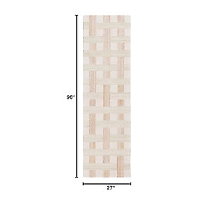SAFAVIEH Genre Collection Runner Rug - 8' Runner, Green & Ivory, Mid-Century Modern Design, Ideal for High Traffic Areas in Hallway, Bathroom & Kitchen (GRE301Y-28)