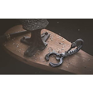 Scorpion Hand Forged Iron Beer Bottle Opener - Handmade by Evvy Functional Art
