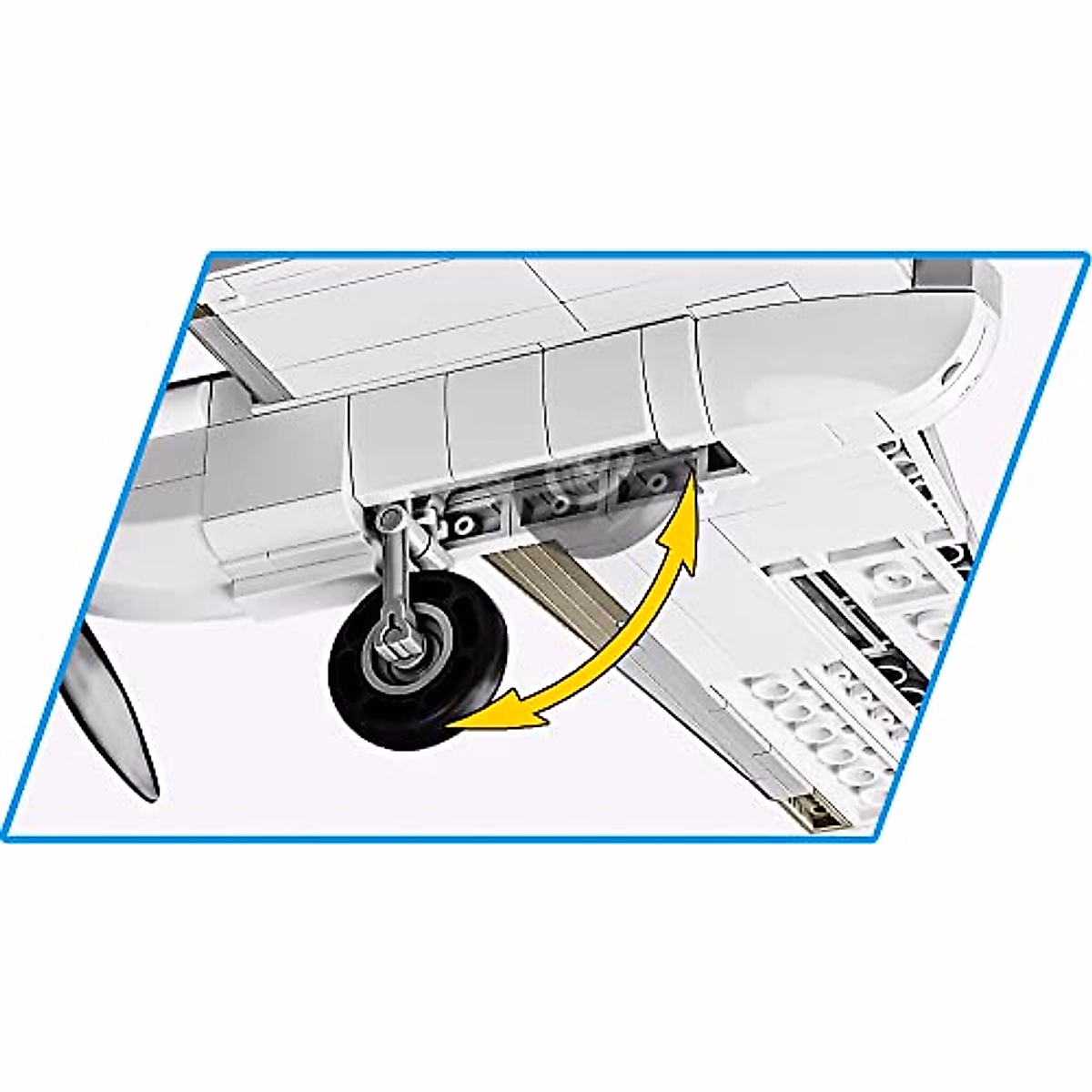 COBI Historical Collection WWII De Havilland DH.98 Mosquito Plane, Wood