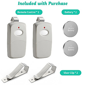 2 Replacement for Multicode Linear 3089 Garage Gate Door Opener Remote Transmitter,308911,MCS308911,10 dip Switch 300mhz,Grey