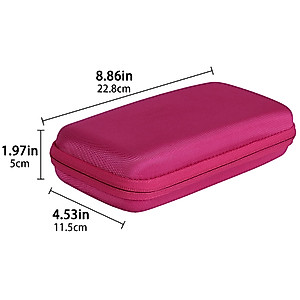 co2CREA Hard Case compatible with Texas Instruments TI-84 Plus CE/TI-84 Plus/TI-Nspire CX II CAS/TI-Nspire CX II/TI-83 Plus/TI-89 Titanium/TI-85 / TI-86 Color Graphing Calculator, Plum