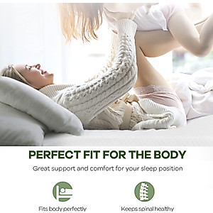 NChanmar 10 Inch Full Gel Memory Foam Mattress Pressure Relieving, Cooling Gel Foam, CertiPUR-US Certified, Bed-in-a-Box, White