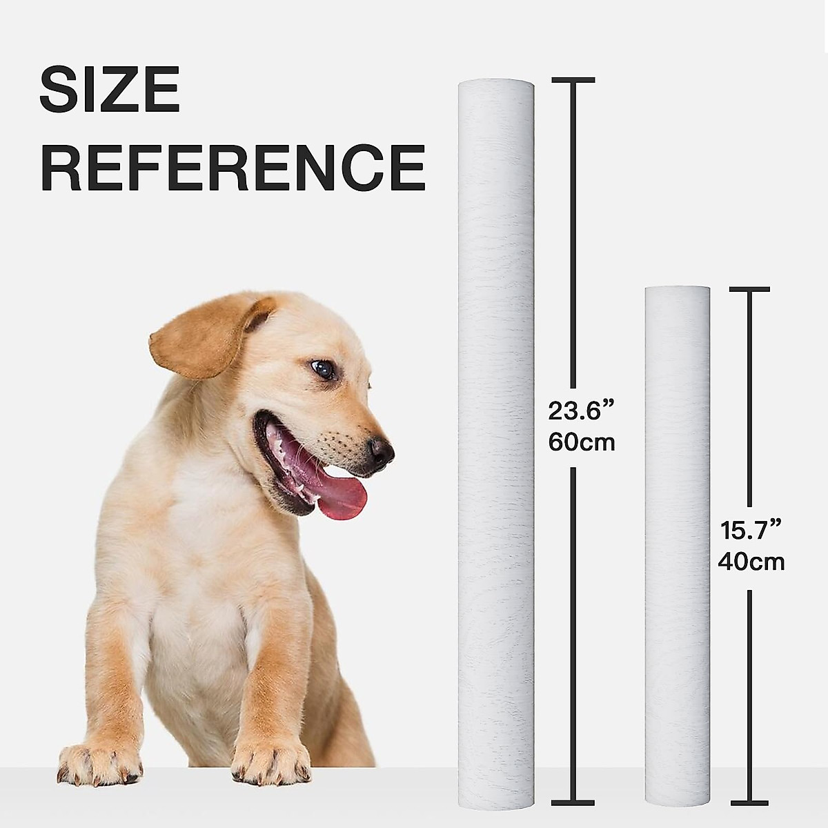 Oxdigi White Wood Grain Contact Paper 24 x 196 inches Decorative for Countertops Cabinets Shelf Liners Doors Self-Adhesive Film Peel & Stick Waterproof Removable Wallpaper