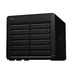 Synology DiskStation DS2419+ iSCSI NAS Server with Intel Atom 2.1GHz CPU, 32GB Memory, 24TB SSD Storage, DSM Operating System