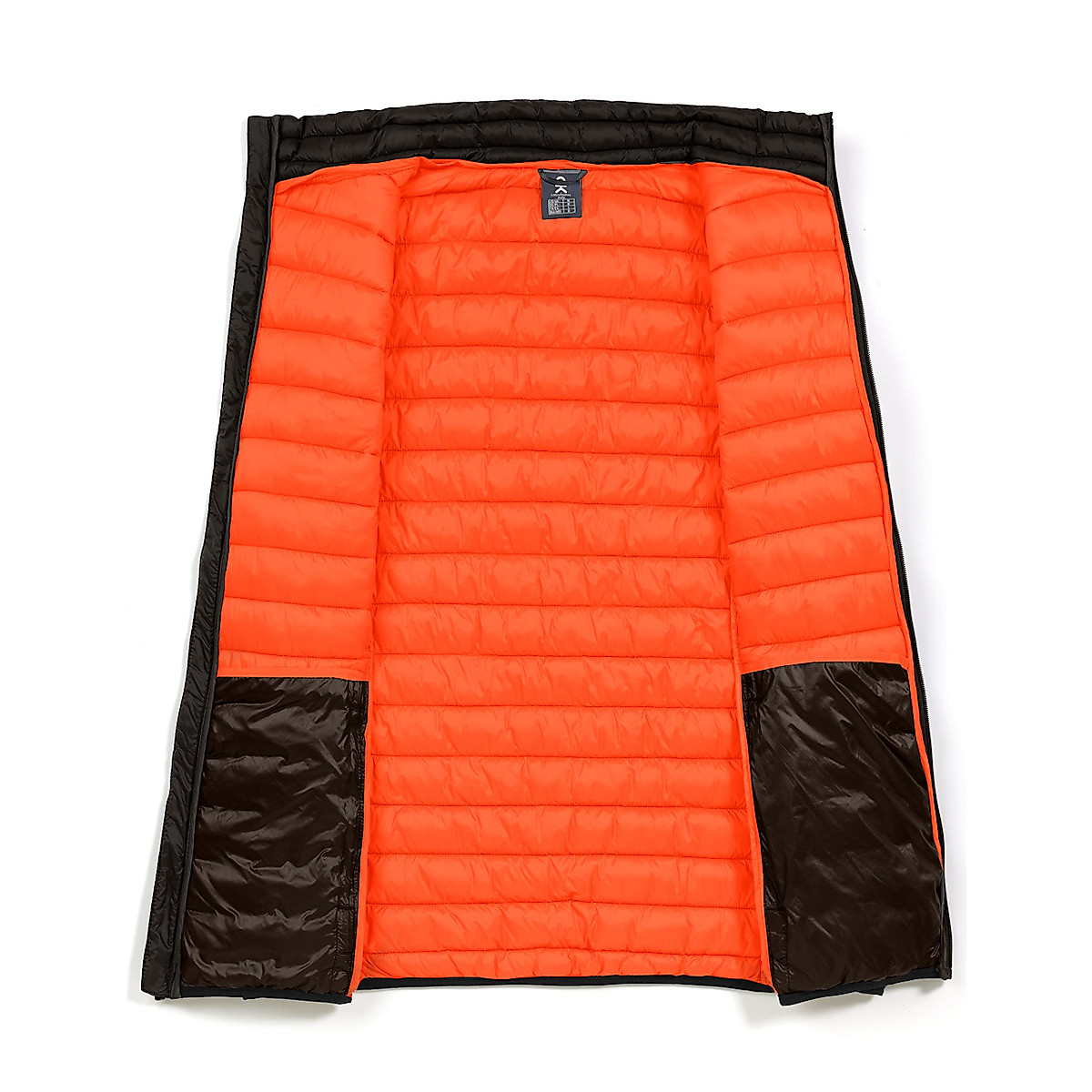 Little Donkey Andy Men's Lightweight Puffer Vest Warm Thermal Sleeveless Jacket for Golf Casual Travel Slate Brown L