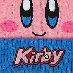 Kirby Youth Cuffed Beanie and Matching Gloves Set Multicolored