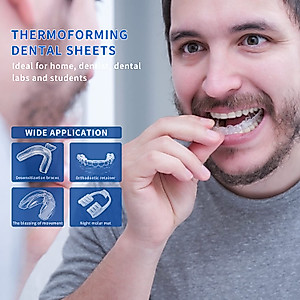 faruijie Thermoforming Dental Sheet Vacuum Forming Splint Sheets Professional Former Plastic