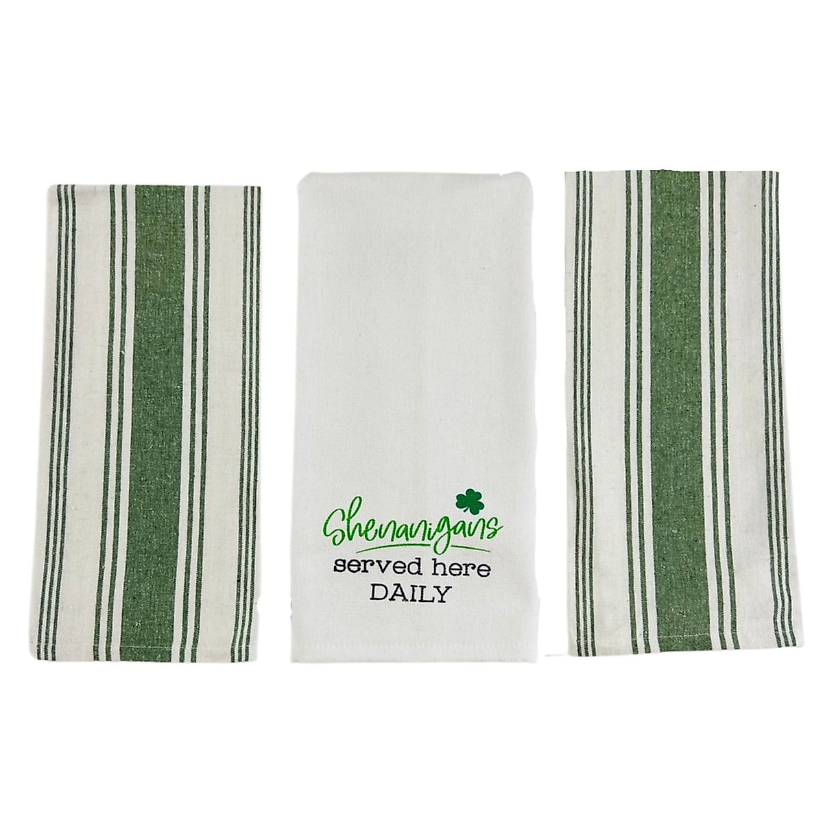 St. Patrick's Day Kitchen Towels: Fun Irish Shenanigans with Plaid Clover All Over Towels (Clover Shenanigans)