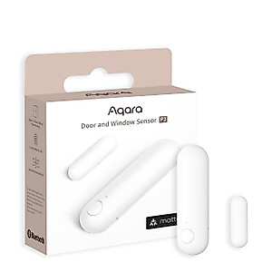 Aqara Door and Window Sensor P2, Matter Over Thread, Requires Thread Border Router, Contact Sensor with Remote Alarm and Local Automation, Supports Apple Home, Google Home, Alexa and SmartThings
