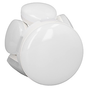 yaogohua LED Garage Ceiling Light, 50W 6500K White Lighting E27 E26 Base 8000LM, Adjustable Deformable Light for Warehouse Balcony Corridor 85‑265V