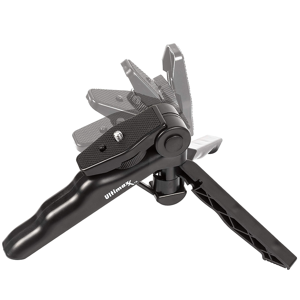 Ultimaxx’s Professional Dynamic Tripod Bundle Includes: 75” Tripod, 72” Monopod, 12” Gripster and Pistol Grip for Canon, Nikon, Sony, Samsung, Olympus, Panasonic, Pentax, and All Digital Cameras