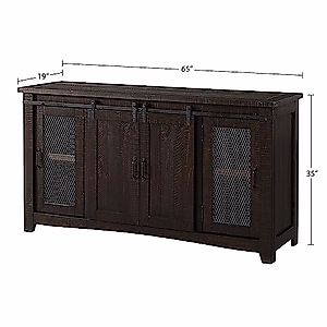 Martin Svensson Home 90908 Durango 65" TV Stand, Espresso