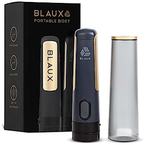 BLAUX Electric Portable Bidet Sprayer - (5.75 oz) Rechargeable Travel Bidet for Personal Cleaning | 3000mAh Personal Portable Bidet for Women Men | Postpartum Essentials | 40-50 Washes in One Charge