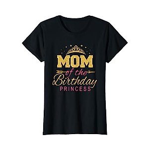 Mom Of The Birthday Princess Girls Party T-Shirt