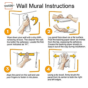 wall26 - Colorful Graffiti - Large Wall Mural, Removable Peel and Stick Wallpaper, Home Decor - 100x144 inches