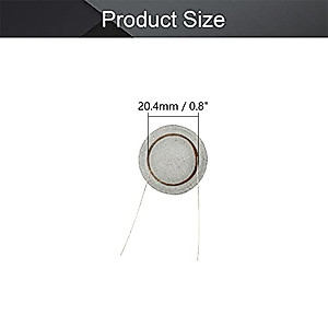 Fielect 20.4mm Tweeter Voice Coil Audio Speaker High Tone Silk Dome Tweeter Accessory for Audio Replacement 2Pcs