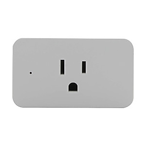 Satco S11270 Starfish 3-Inch On/Off and Dimmer WiFi Smart Plug Outlet, Works with Siri, Alexa, Google Assistant, SmartThings, White