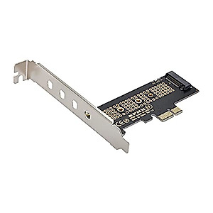 NFHK Low Profile PCI-E 3.0 x1 Lane to M.2 NGFF M-Key SSD Nvme AHCI PCI Express Adapter Card