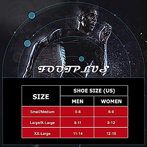 FOOTPLUS Copper Golf Socks For Men Women Summer Copper Ankle Low Cut Sports Hiking Running Golf Tennis Athletic Socks, 6 Pairs White& Blue, Large