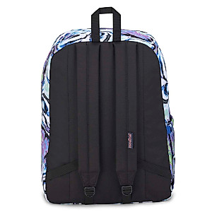 JanSport Superbreak Backpack - Durable, Lightweight Premium Backpack, Marble Mood Blue Iolite