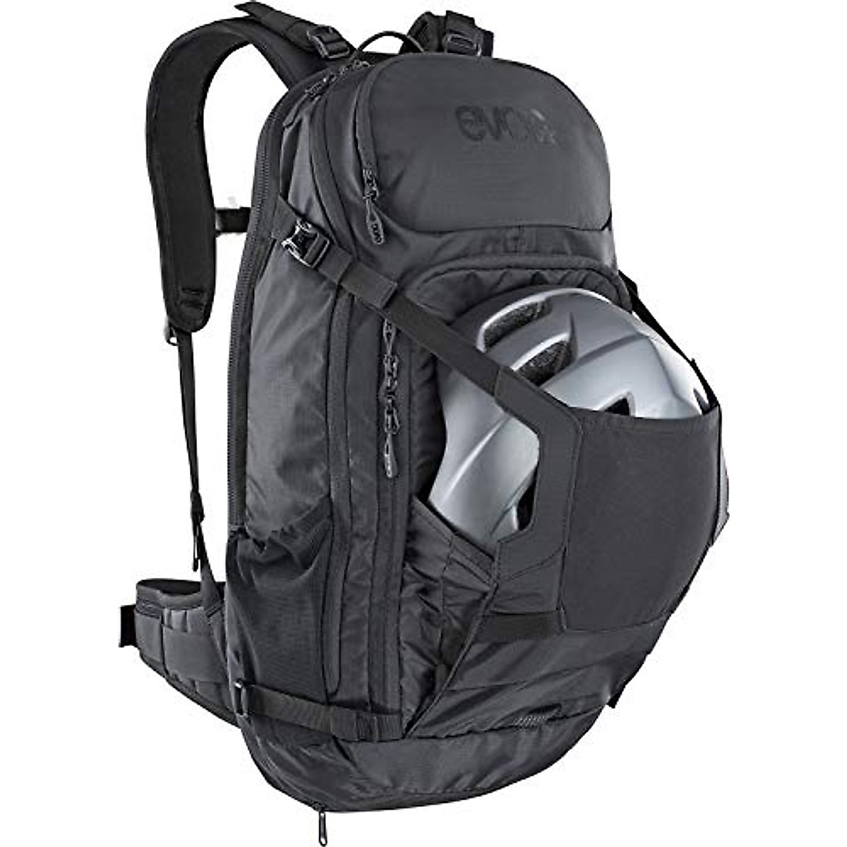 EVOC Sports Fr Trail E-ride Protector Backpacks, Unisex, 100114100-M/L, Black, M/L