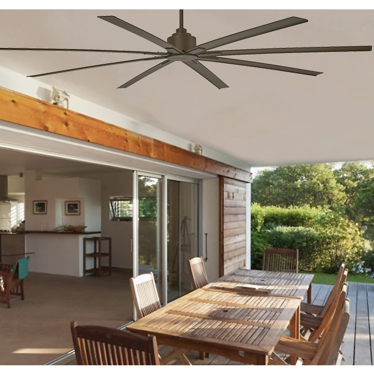 MINKA-AIRE F896-84-ORB Xtreme H2O 84 Inch Outdoor Ceiling Fan with DC Motor in Oil Rubbed Bronze Finish