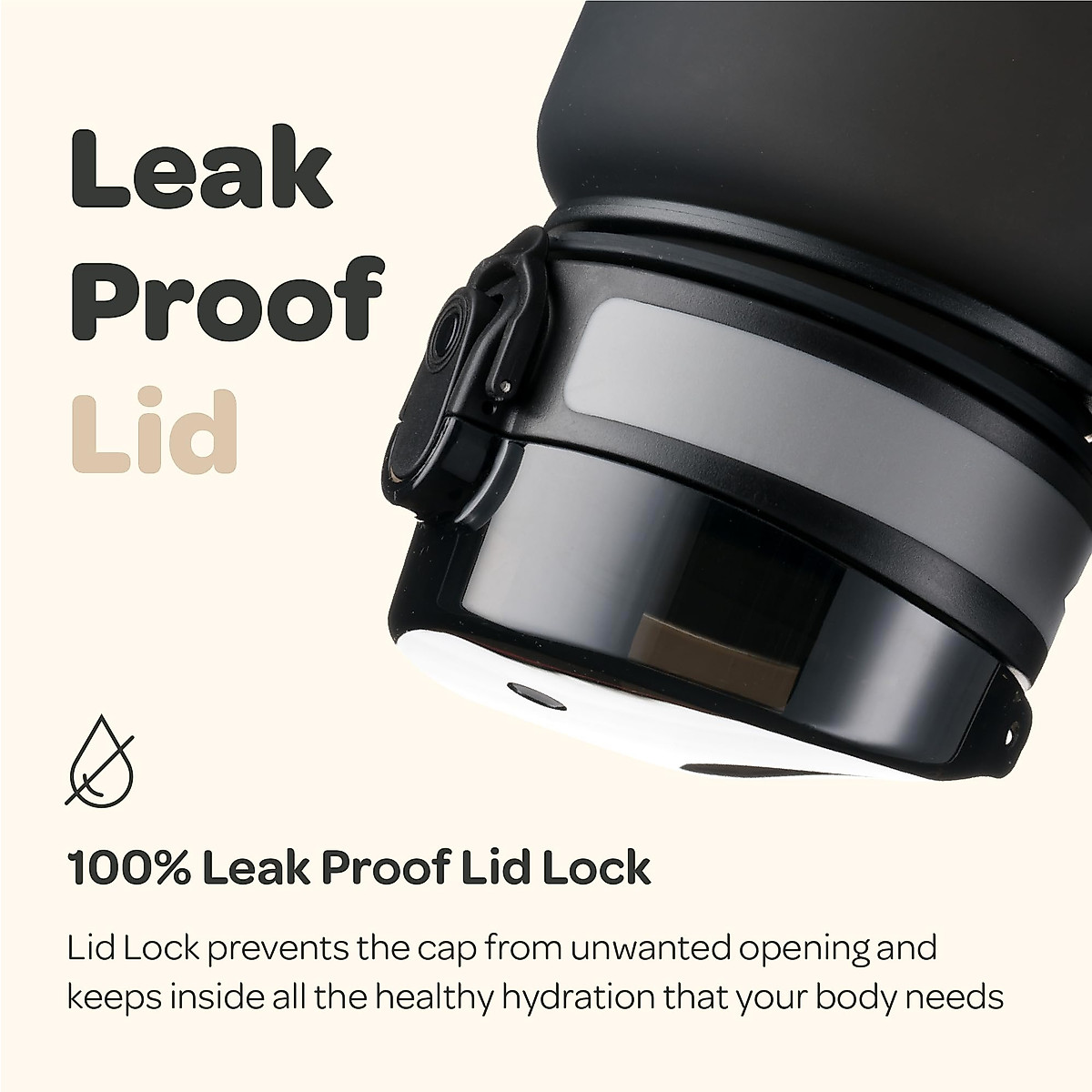 Hydracy 32 oz Motivational Water Bottle with Time Marker, 1 Liter Water Jug, Reusable Gym Water Bottle With Strap, Leak Proof Chug Lid, Bike Bottle with Fruit Infusion Strainer, Ideal Gift