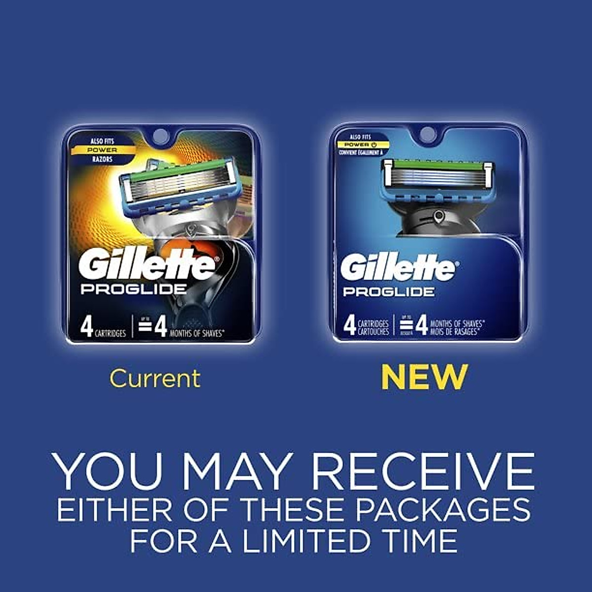 Gillette Fusion5 ProGlide Men's Razor Blade Refills, Pack of 16 Cartridges (packaging may vary)