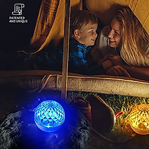 LanPool Swimming Pool Lights Solar Floating Light with Multi-Color LED Waterproof Outdoor Garden Lights,Halloween,Christmas Lights (2PCS)