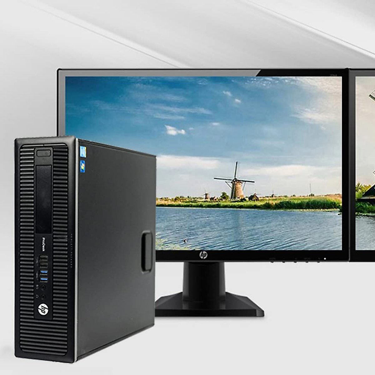 HP Desktop Computer 600 G1 ProDesk Small Form Factor SFF PC, Intel Quad Core i5 up to 3.60GHz,8GB Ram 500GB Hard Drive,WiFi,DVD,DP VGA Port,New Keyboard & Mouse Included, Windows 10 Pro (Renewed)