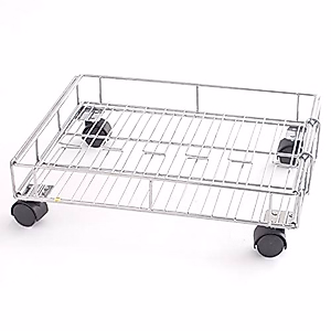 Expandable Rolling Metal Storage Basket - Home and Kitchen Storage Solution