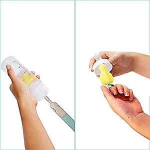 Baby Bottle Drying Rack for Travel, GearRoot Dryer Holder for Bottles, Teats, Cups, Pump Part, Portable Drying Rack for Working Mom, Visit Families, Friends or Camping with Baby