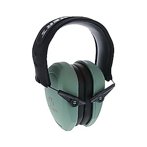 Walker's Earmuffs, Slim Passive-Sage Green w/FDE Logo, One-Size