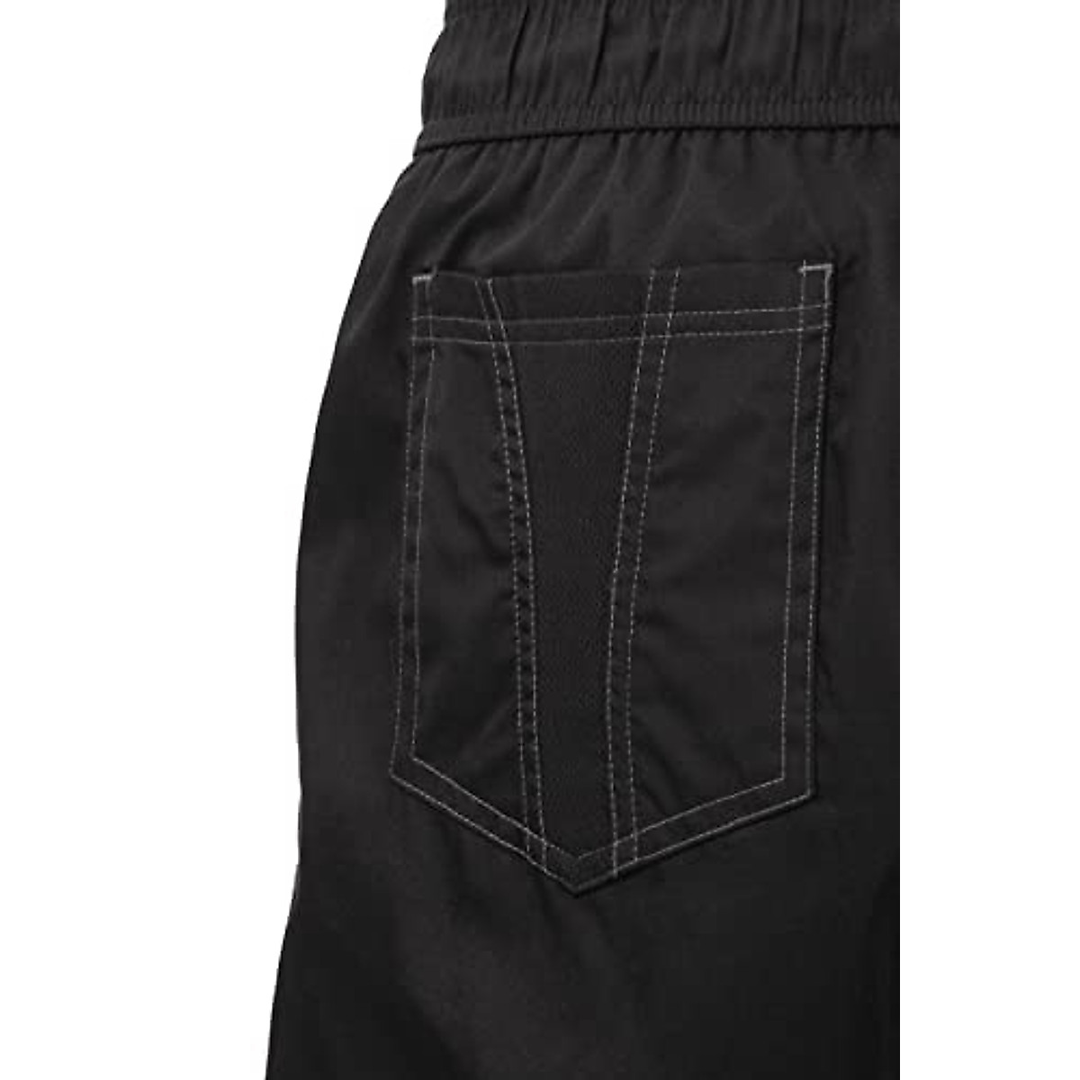 Chef Works Men's Cool Vent Baggy Chef Pants, Black, Medium