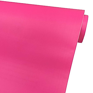 Yifely Pink Girl Self-Adhesive Shelf Liner Solid Color Furniture Decor Paper Refurbish Dresser Drawers Beauty Case 17.7 Inch by 9.8 Feet