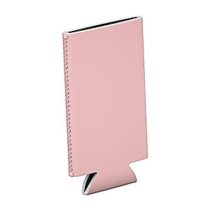 TahoeBay Slim Can Coolers (12-Pack) Blank Neoprene Beer Sleeves (Blush)