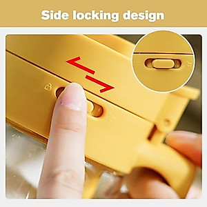 Manutox Multifunctional Seasoning Box, 2 in 1 Glass Spice Jars with Spoon, Multifunctional Kitchen Seasoning Box, Clear Glass Seasoning Jar with Lid and Spoon (Grey)