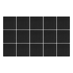 YUNLAIGOTOP 24” x 24” Indoor/Outdoor 0.18" Peel and Stick Carpet Tile, Commercial &Home Carpet Tiles, 15 Pcs Peel and Stick Carpet Tiles, Durable Stick on Floor Tiles for Wood/Ceramic Floors (Black)