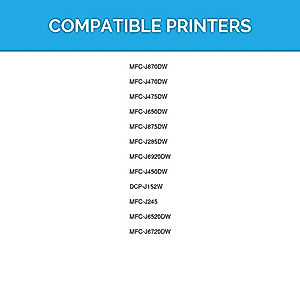 LD Compatible Ink Cartridge Replacement for Brother LC101Y (Yellow)
